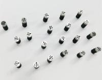 China Standard Interchangeable 2023 Mold Date Inserts  Code For Plastic Mould for sale