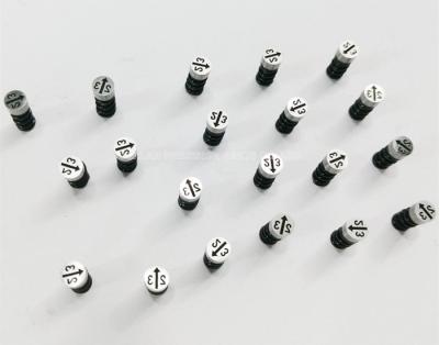 China Standard Interchangeable SUS420 Material 48~54HRC Hardness +/-0.01mm Tolerance Date Inserts Mold Date Stamp for Plastic Mould for sale
