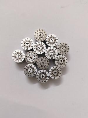 China Plastic Injection Mold Part 3-Layer Combined Date Inserts FD/FDA Customized Size Date Stamp for sale