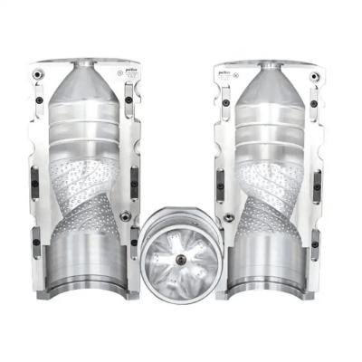 China Custom PET Linear Blow Mold Plastic Blowing Molds HDPT Extrusion Bottle Blow Moulding for sale