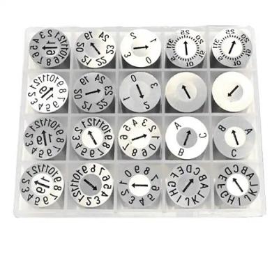China Plastic Mold Parts DME Standard Replaceable Date Stamps Mould Date Inserts Mold Component Marked Pins for sale