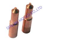 China Precision Tolerance +/-0.002mm Gate Electrodes with Red Copper/Tungsten Copper Material for Multi-Cavity Well-Matched Plastic Injection Mold Components for sale
