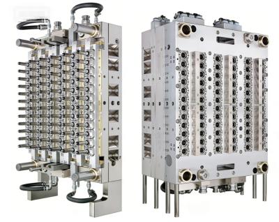China 72 Cavity PET Preform Mold for High-Speed Production with Precision-Balanced Valve Gate Hot Runner for sale
