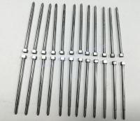 China SKD61 Material Flat Square Head Straight Ejector Pins With 52HRC Hardness for Injection Molds for sale