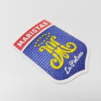 China Iron On Flat Print 3D Silicone Patch With Hot Melt Backing Multiple Colors for sale