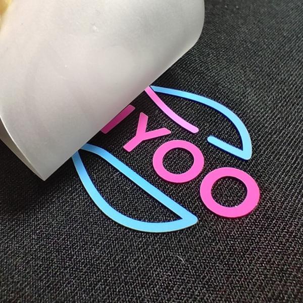 Quality Thick Rubber Heat Press T Shirt Labels Hot Melt Adhesive Heat Transfer Labels for sale
