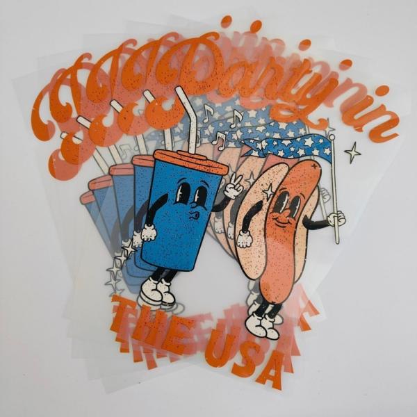 Quality Custom Screen Printing Sticker Plastisol Heat Transfer Labels For Apparel for sale
