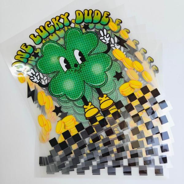 Quality Custom Screen Printing Sticker Plastisol Heat Transfer Labels For Apparel for sale
