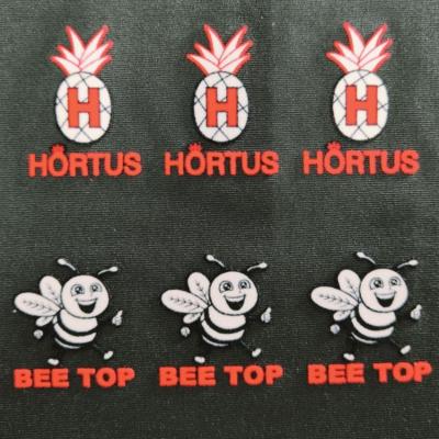 China 3D Printed Soft Custom Flocking Logo Flock Iron On Heat Transfer Stickers for sale
