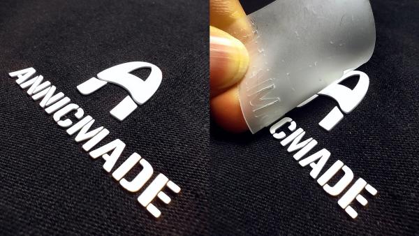 Quality TPU Rubber Silicone Heat Transfer Logo Embossed Garment Label Iron On 3D for sale