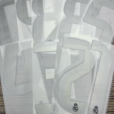 China Machine wasbaar aangepast warmteoverdracht logo met drukgevoelige lijm en meerdere kleuren beschikbaar Te koop