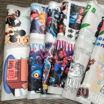 China Custom Clothing Labels and DTF Transfers for Various Fabrics in Multiple Sizes with Custom Designs for sale