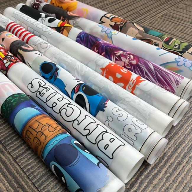 Custom iron-on clothing label sample