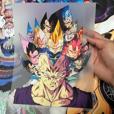 China Majin Vegeta DTF Transfer – Custom Saiyan Iron On Sticker, Ready To Press Plastisol Heat Transfer For T Shirts & Apparel for sale