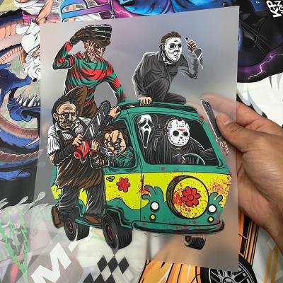 China Custom Scooby Horror Monsters Iron On Transfer – Ready To Press Dtf Stickers For T Shirts, Trending Heat Transfer Printing Designs With Easy Application for sale