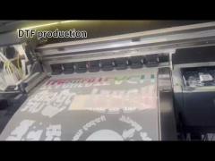 High Stretch Custom DTF Heat Transfer Sticker Label Designs T Shirt Heat Press Stickers