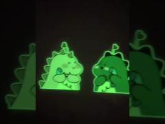Heat Transfer Glowing Logo At Night For Clothing Customized