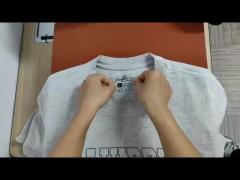 Hot Peel Clothing Neck Label Heat Press Custom Clothing Own Logo Brand