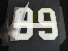 Iron on Jersey Number Jersey Letters and Numbers Football Heat Transfers