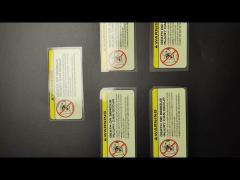 Printable Glowing Warning Signal Stickers Heat Transfer Clothing Glow In The Dark