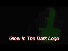 Heat Transfer Glow In The Dark Decals Waterproof Customized