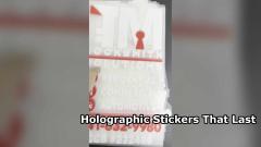 Holo Die Cut Decals Stickers, Eye-Catching Shine That Lasts