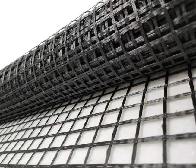 Road Surface Asphalt Layers Reinforcement Fiberglass Geogrid Asphalt Placement Biaxial GlassFiber 2