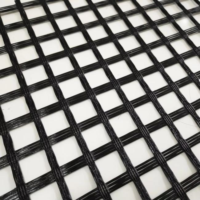 Road Surface Asphalt Layers Reinforcement Fiberglass Geogrid Asphalt Placement Biaxial GlassFiber 4