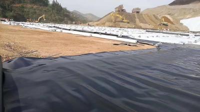 China 60Mils 1.5mm Thickness Smooth HDPE Geomembrane Lagoon Lined Waterproof Anti-seepage for sale
