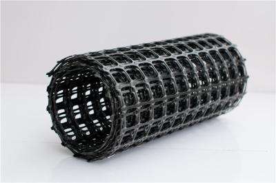 Cina Alta resistenza alla trazione Polipropilene Biassiale Geogrid 40KN Per la costruzione stradale in vendita