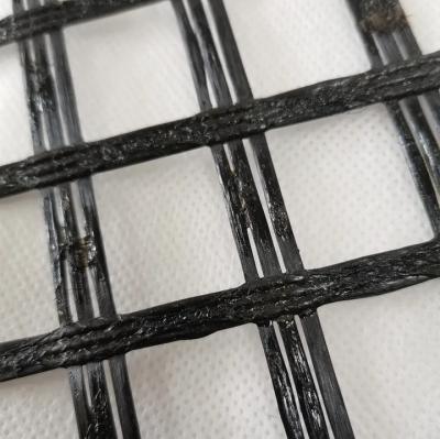 Cina Ponte stradale Ingegneria civile Geogrid composito con geogrid in fibra di vetro e geotessile in vendita