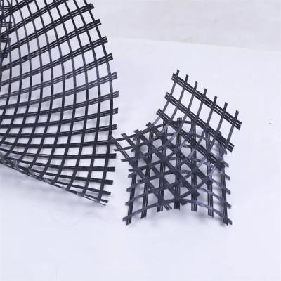 China Retaining Wall Reinforcement Polyester Uniaxial Geogrid With ISO CE Certificates for sale