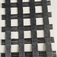 China Two Direction Reinforcement Polyester Geogrids High Strength For Soft Soil Foundation for sale