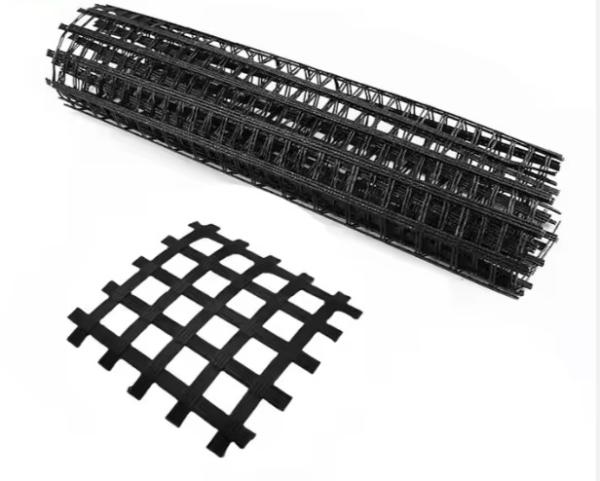 Quality UX BX Reinforce Polyester Mesh Geogrid Stabilizing Foundation Slope Road Construction for sale