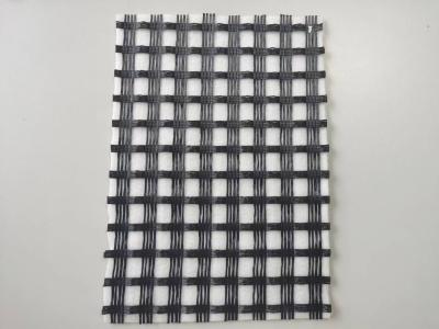 Cina Geocomposite PET Geogrid Termica di legame tessuto non tessuto da colla Geogrid composito Strada di rifornimento pavimento in vendita