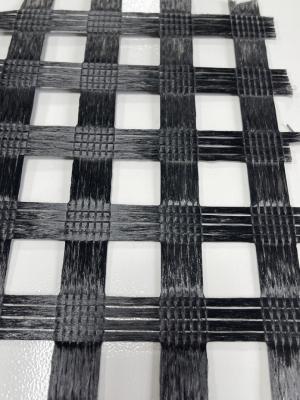 Biaxial Geogrid Woven Coated Polyester Geogrid Highway construction  basal reinforcement