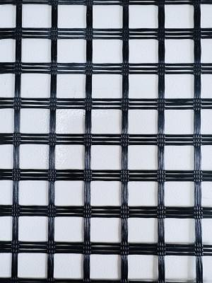 China Reinforcement Asphalt Paving Glass Fiber Geogrid Coated Bitumen For Airport Runway for sale