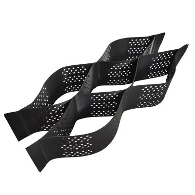 China Smooth Textured 1.5mm Thickness 3D Cellular Confinement System HDPE Geocell Railway Subgrade Reinforcement for sale