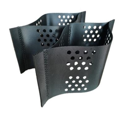 China Honeycomb System Textured Perforated Geocell Width Retaining Wall Slope Soil Stabilization Highway Bed for sale