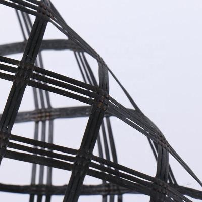 Китай Укрепление почвы 120-120KN Полиэстерная георешетка для набережной продается
