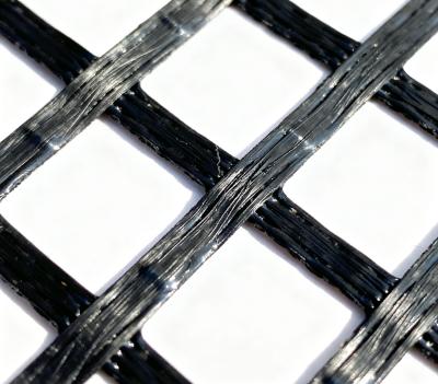 China High Molecular Weight Low Creep Coated PVC Polyester Geogrid Soil Stabilization Foundations Reinforce for sale