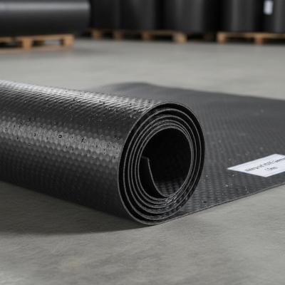 China Waterproof Plastic Dam HDPE Geomembrane 1.5mm Double Sided Textured Surface for sale