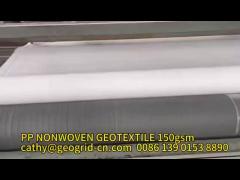 Drainage Fabric  Geotextile Filter Fabric Geofabrics Cloth Non Woven Geotextile for Solid Waste Landfill Project