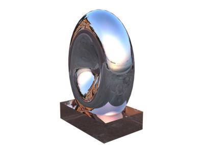Cina La scultura moderna di acciaio inossidabile del paesaggio del metallo ha lucidato in vendita