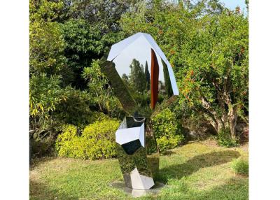 China Metal Landscape Modern Stainless Steel Polished Abstract Art Sculpture for sale