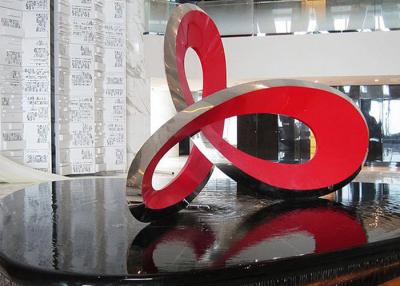 China Custom Large Modern Public Art Stainless Steel Sculpture Commercial for sale