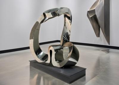 China Modern Stainless Steel Abstract Metal Art Sculpture Outdoor / Interior Garden Decoration Custom Welding for sale