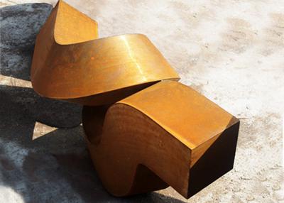 China Rusty Abstract Contemporary Outdoor Metal Sculpture Art Interior Decoration for sale