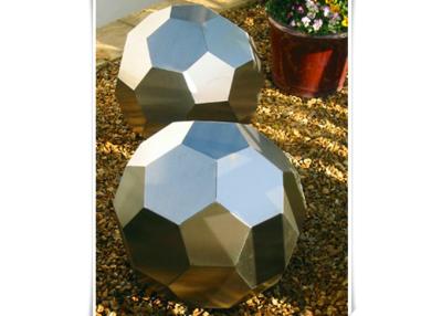 China Public Decorative Stainless Steel Fish Sculpture , Abstract Yard Sculptures for sale