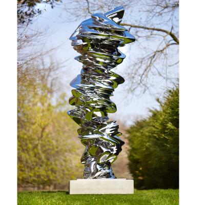 China Outdoor Metal Art Stainless Steel Modern Abstract Sculpture for sale